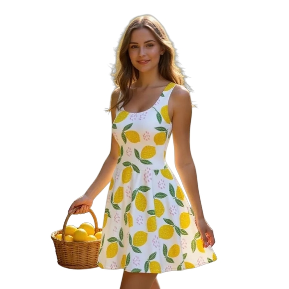 The Pinup Shop | Dresses | Plus Size Lemon Summer Pin Up Dress | Poshmark